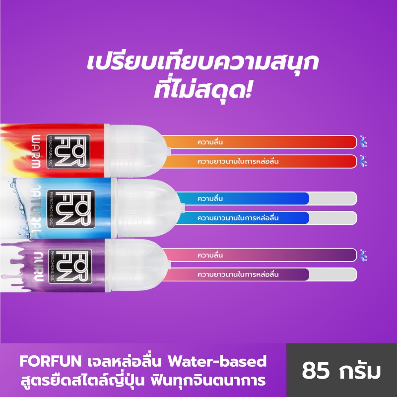 ForFun เจลหล่อลื่น สูตร Nuru FF0027 ฟีโรโมน Premium 2in1 Massage ...