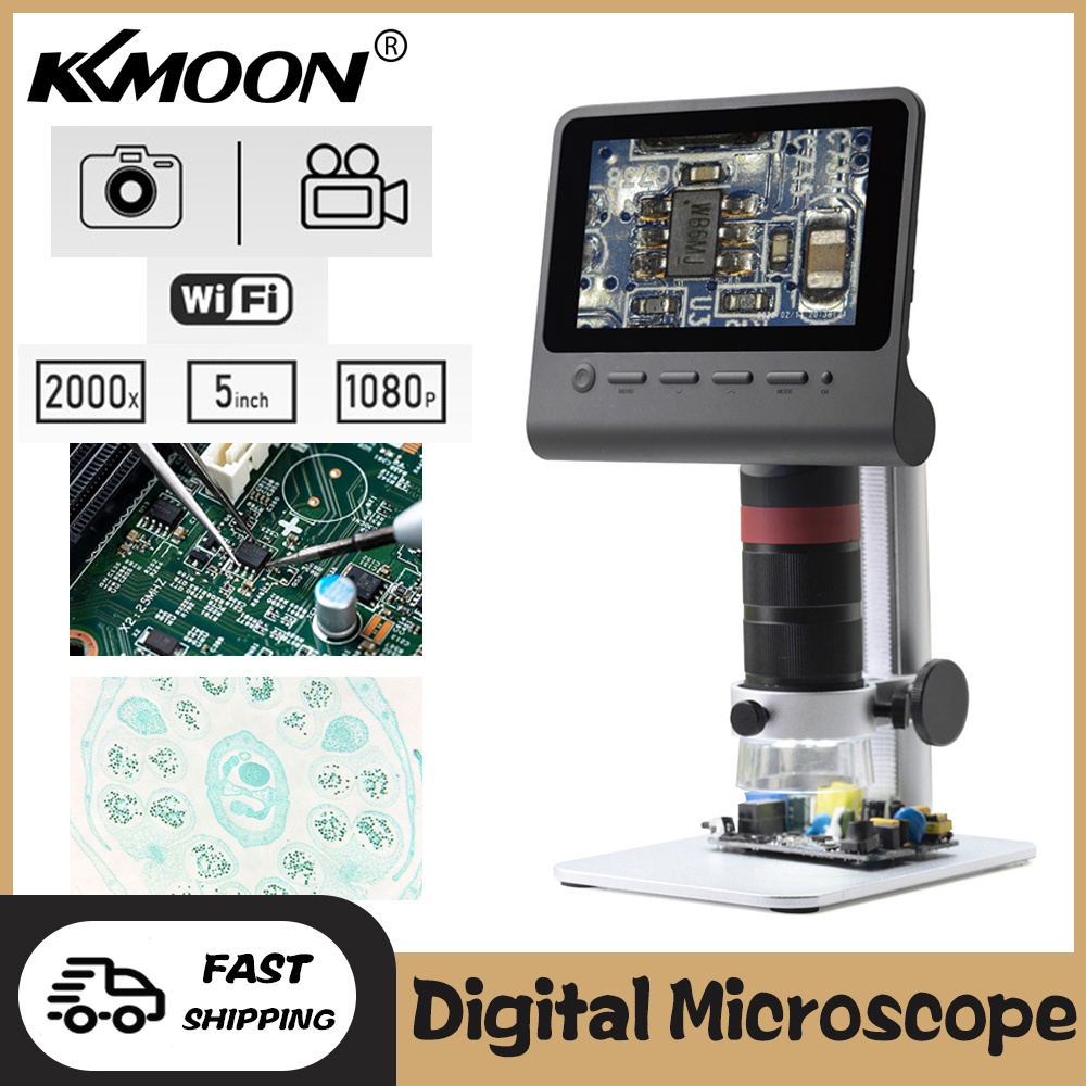 1080P 5 Megapixels WiFi Digital Microscope Industrial Microscope Photo ...