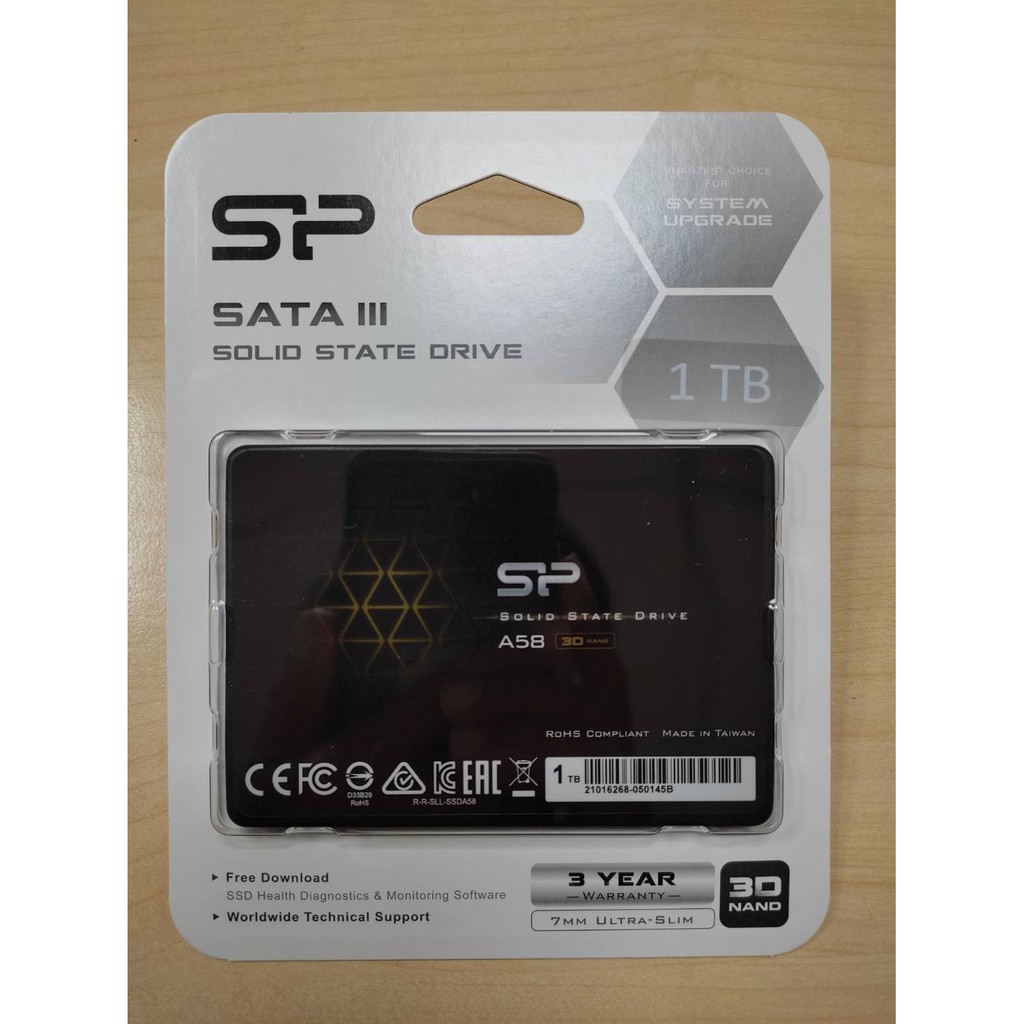 Silicon Power SSD 3D NAND SLC A58 Performance Boost SATA III 2.5 512GB ...