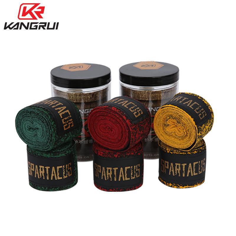 Spartan Boxing Handguard ผ้าพันแผลผ้าขนสัตว์ยืดหยุ่นสูง 3m 5m Sanda ...