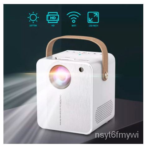 2021[100% Quality] LUMOS Projector Y8 Mini 6000 Lumens HD 1080P 4K WiFi ...