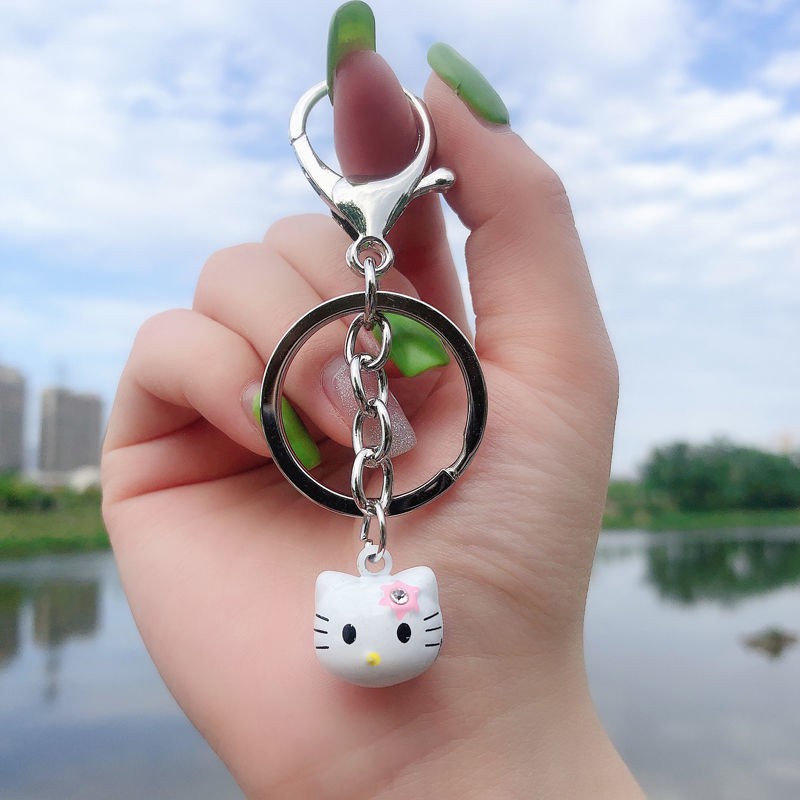 สินค้าพร้อมส่ง Creative Bell Keychain Pure Copper Key Chain Ornaments ...