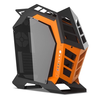 COMPUTER CASE GAMING Darkflash Dark Knight K1 ATX PC Case (Orange-Black ...