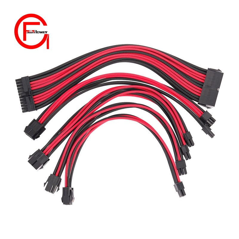 Atx 24 Pin Cup 8 Pin Pci - E 8p ( 6 + 2 ) Pcie 6 Pin Cpu 4 Pin พาวเวอร์ ...