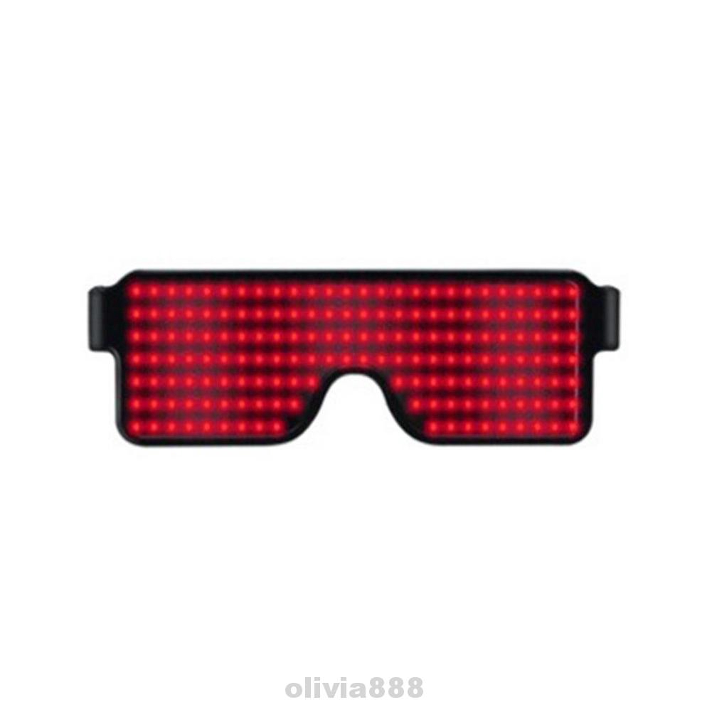 Led Glow Display Screen Sunglasses Multi-Purpose Eyewear Nightclub ...