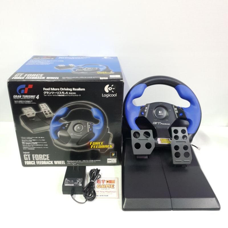🕹 Logicool GT Force GranTurismo 4Driving wheel Boxed 🕹🏎 Driving wheel ...