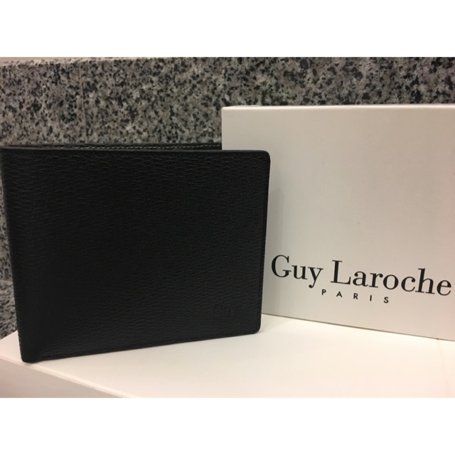 Guy Laroche wallet. สีดำ. ของใหม่. มือ1. ของแท้100% | Shopee Thailand