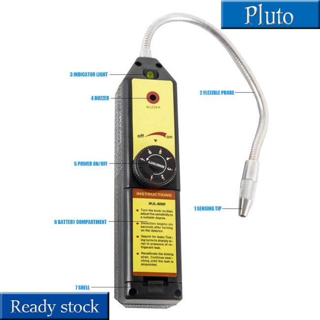 Useful Refrigerant Halogen Freon Leak Detector A/C R134 R410a R22 Air ...