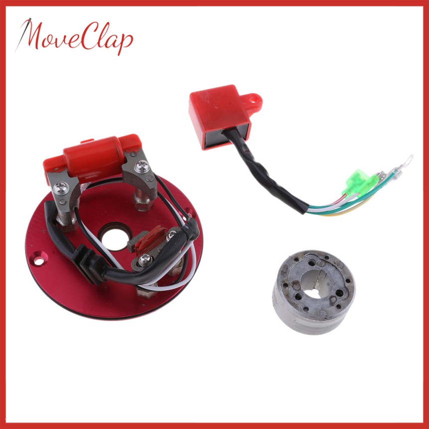 MoveClap Racing Magneto Stator Rotor CDI Kit for 110cc 125cc 140cc ...