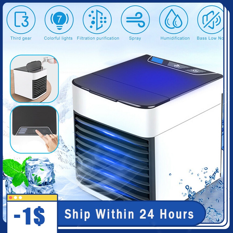 Portable Mini Air Conditioner Air Cooler Multi-Function Humidifier ...