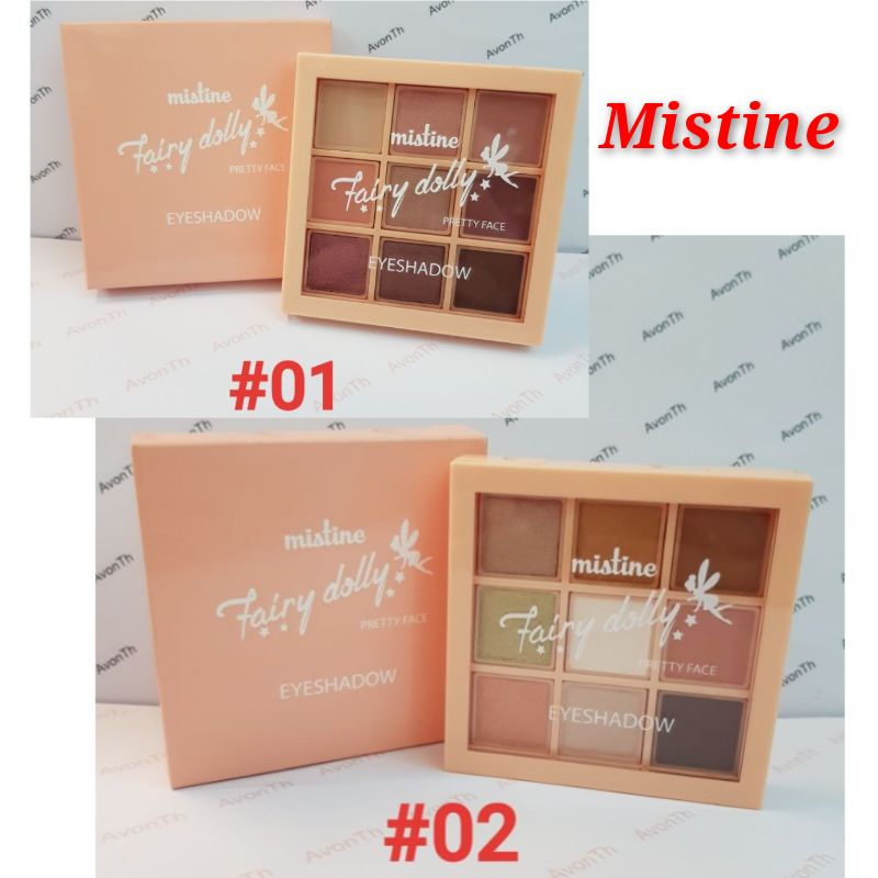 Mistine Fairy Dolly Pretty Fae Eyeshadow 1 ตลับมี 9 สีสัน และมี 2 เฉดสี ...