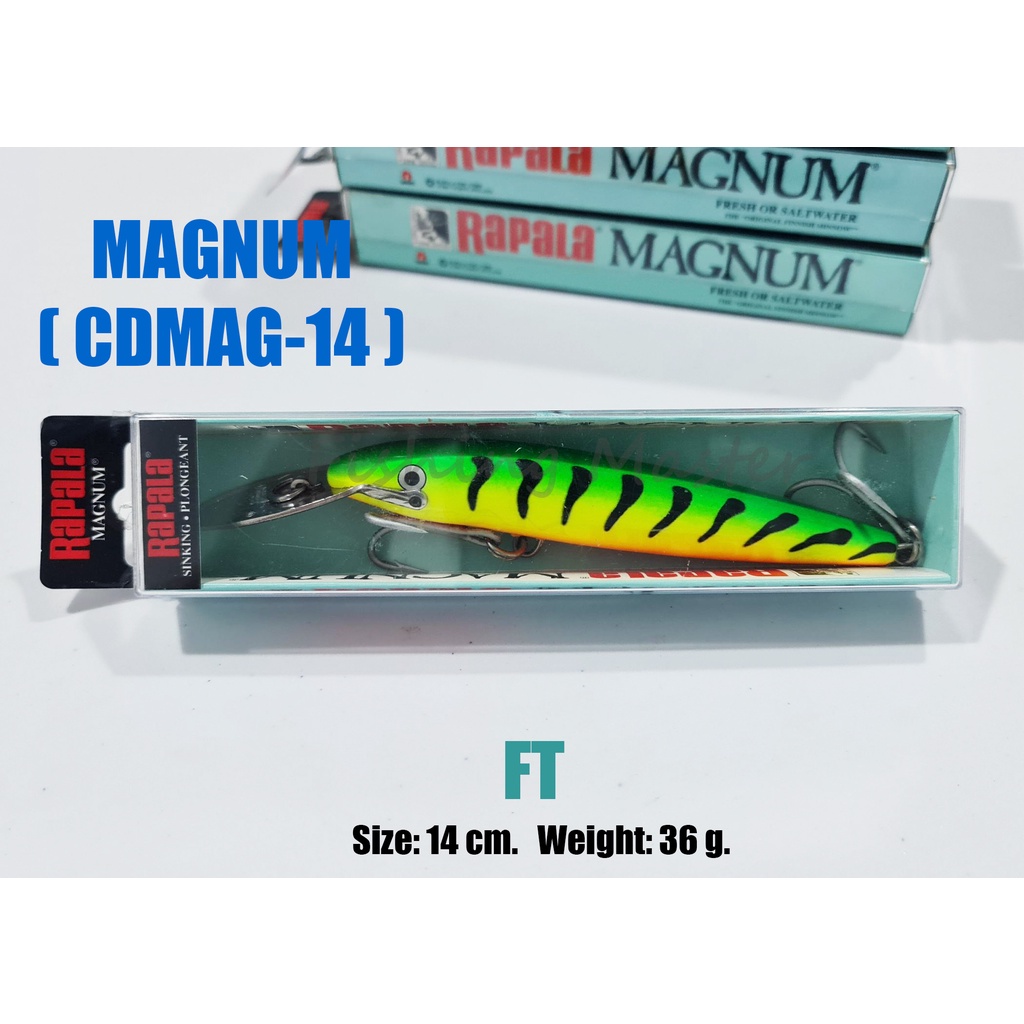 RAPALA MAGNUM เหยื่อปลอม เหยี่อตกปลา เหยื่อ รุ่น CDMAG-14 ขนาด 14 cm - fishing.master - ThaiPick