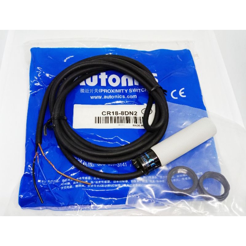 CR18-8DN2. sensor เซ็นเซอร์ Capacitive Proximity Size M18 3สาย ชนิดNPN ...