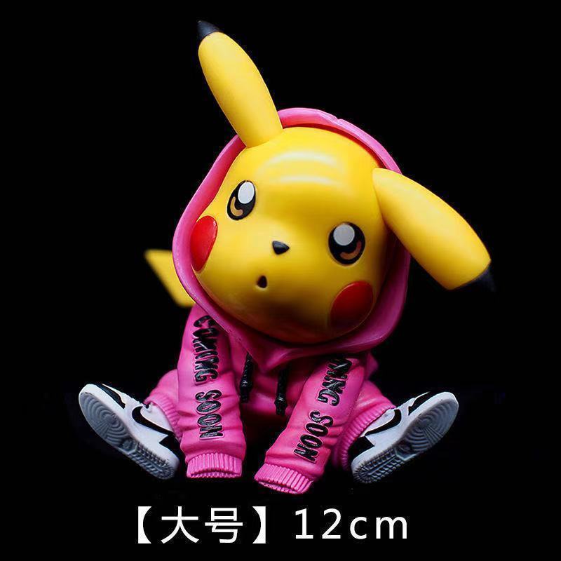 เครื่องประดับรถยนต์ไฟฟ้า Pikachu Nine-Tailed สําหรับตกแต่งภายในรถยนต์ ...