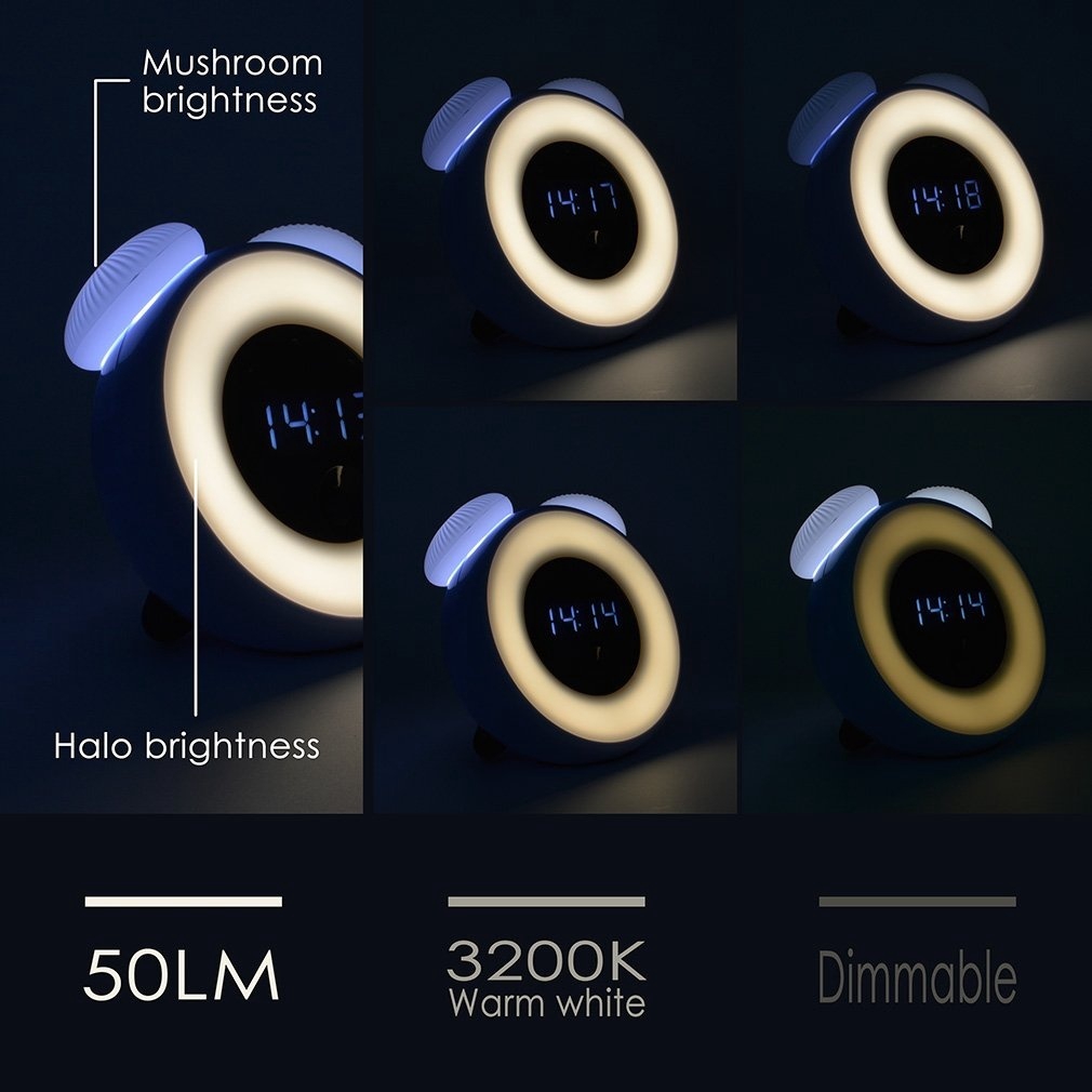 นาฬิกาปลุกตรวจจับการเคลื่อนไหวร่างกายมนุษย์ night light - yuanke1001.th ...