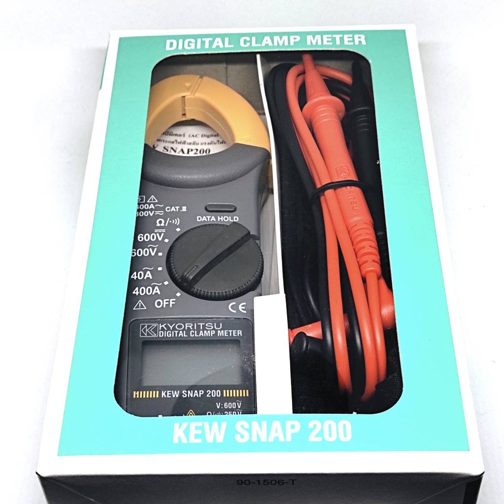 มิเตอร์วัดไฟ Kyoritsu KEW SNAP รุ่น 200 เคียวริทซึ แคลมพ์มิเตอร์แบบ ...