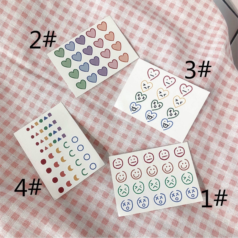 Ins Cute Cartoon Stickers Beauty Personalized Waterproof Tattoo ...