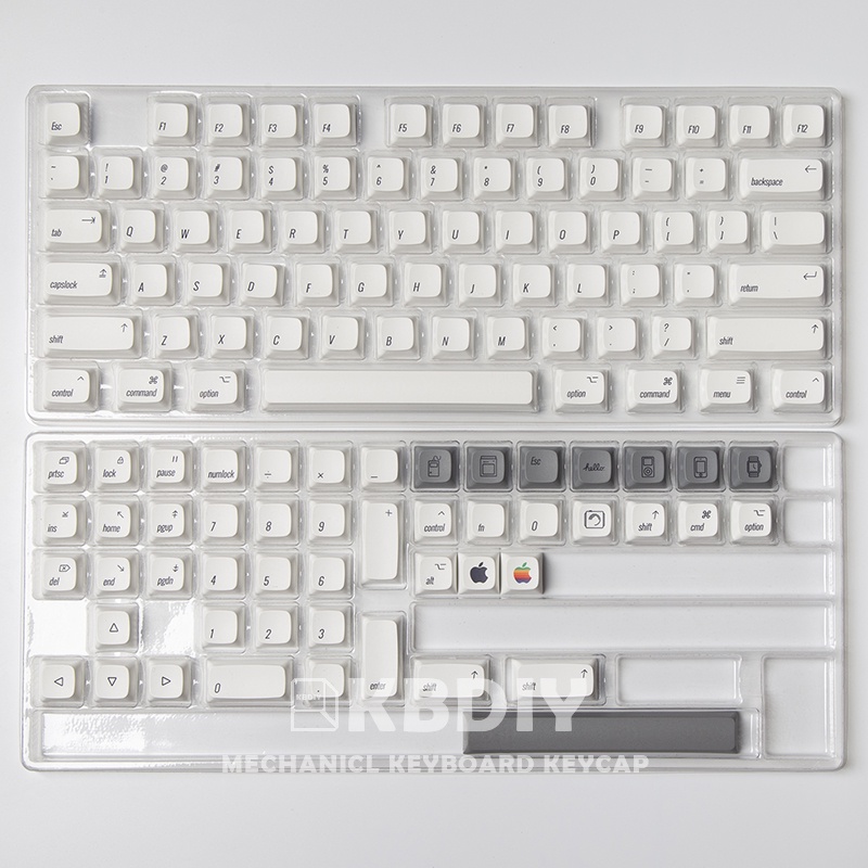 KBDiy XDA Profile PBT Keycaps 137 Keys/Set For Apple MAC ISO Cherry MX ...
