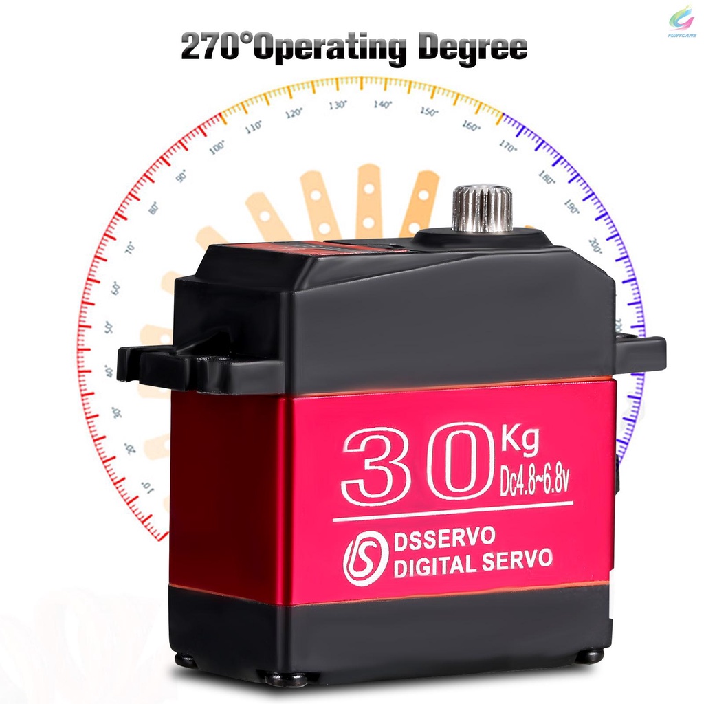 DS3230 30KG Digital Servo IP66 Waterproof Stainless Steel Gear Steering ...