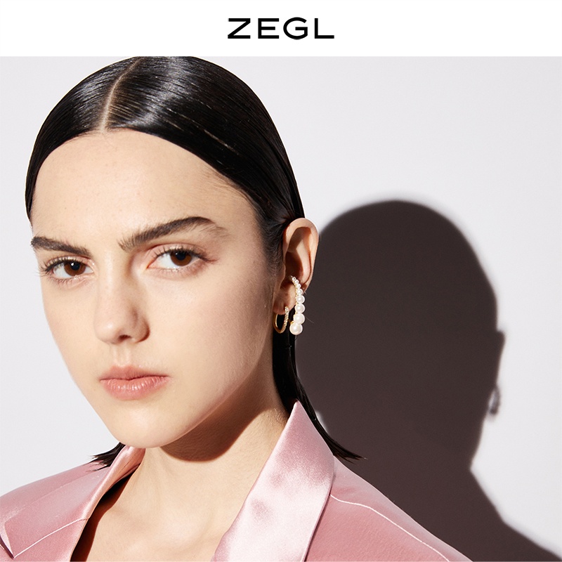 ♟ZEGL ต่างหูมุกเทียมระดับไฮเอนด์หญิงย้อนยุคแสงหรูหราออกแบบเฉพาะต่างหู ...