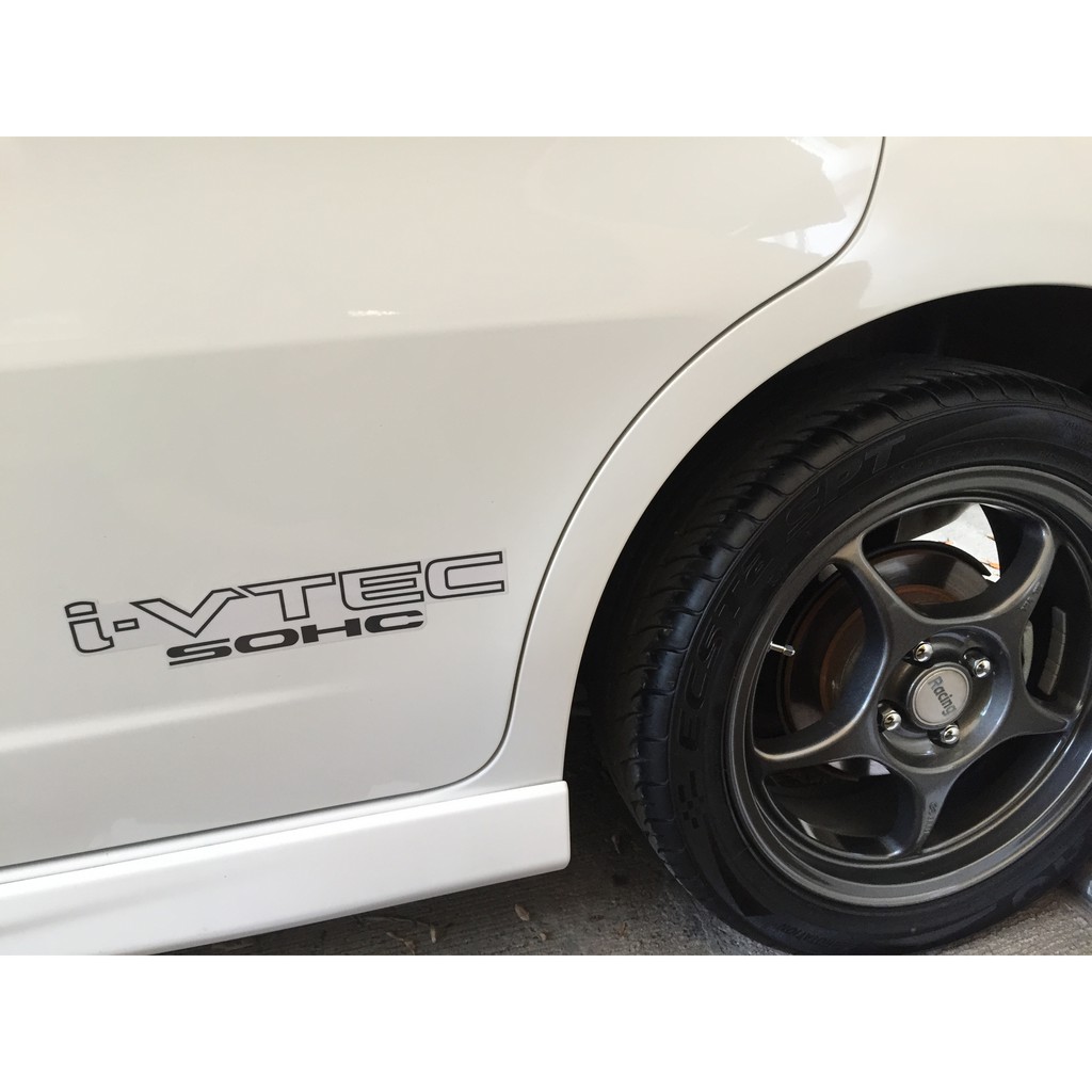 สติ๊กเกอร์ i-VTEC DOHC / i-VTEC SOHC Sticker สำหรับติดด้านข้างรถยนต์ ...