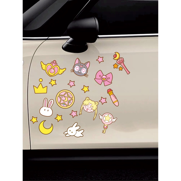 rs electric cars to block scratches car stickers personality helmet ...