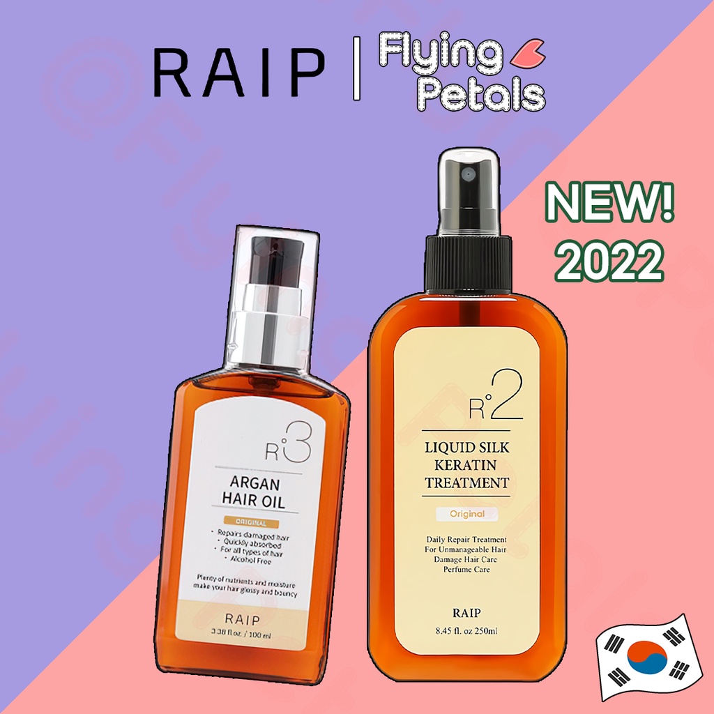 RAIP R2R3 RAIP R3 2022 Argan Hair Oil RAIP R2 Liquid Silk Keratin ...