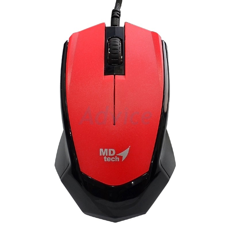 USB Optical Mouse MD-TECH (MD-97) Red/ Black | Shopee Thailand