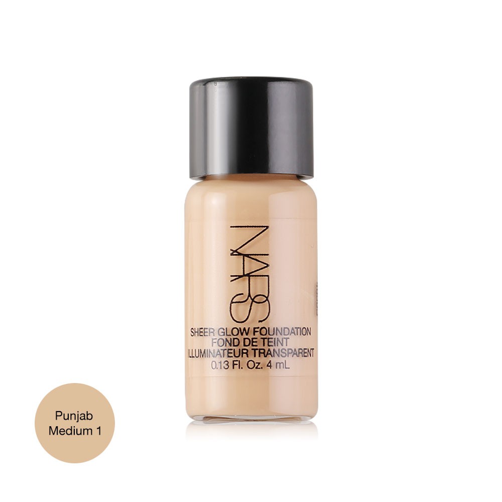Nars Sheer Glow Foundation 4ml Light2 Mont Blanc Konvy Officialshop