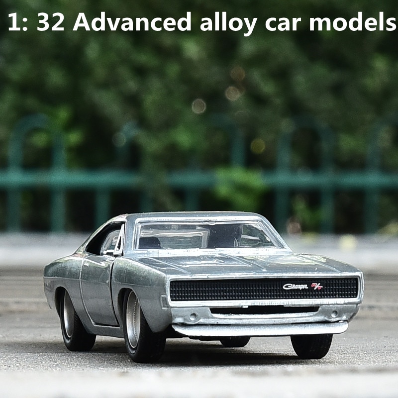1: 32 advanced alloy car models,high simulation classic charger 1968 ...