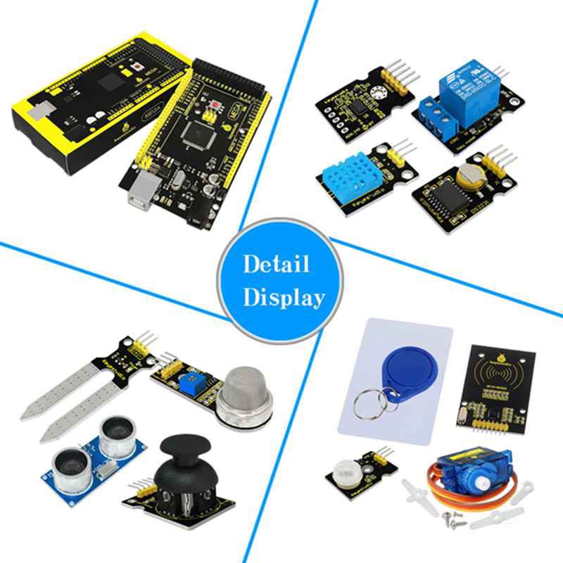 Mega 2560 R3 Super Starter Kit Rfid Learning Kit with for Arduino ...