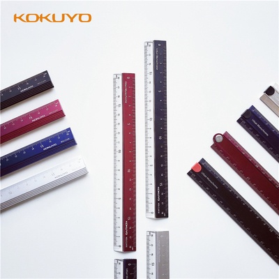 KOKUYO Metal Ruler 15/30cm Alumite Folding Ruler for Patchwork ...