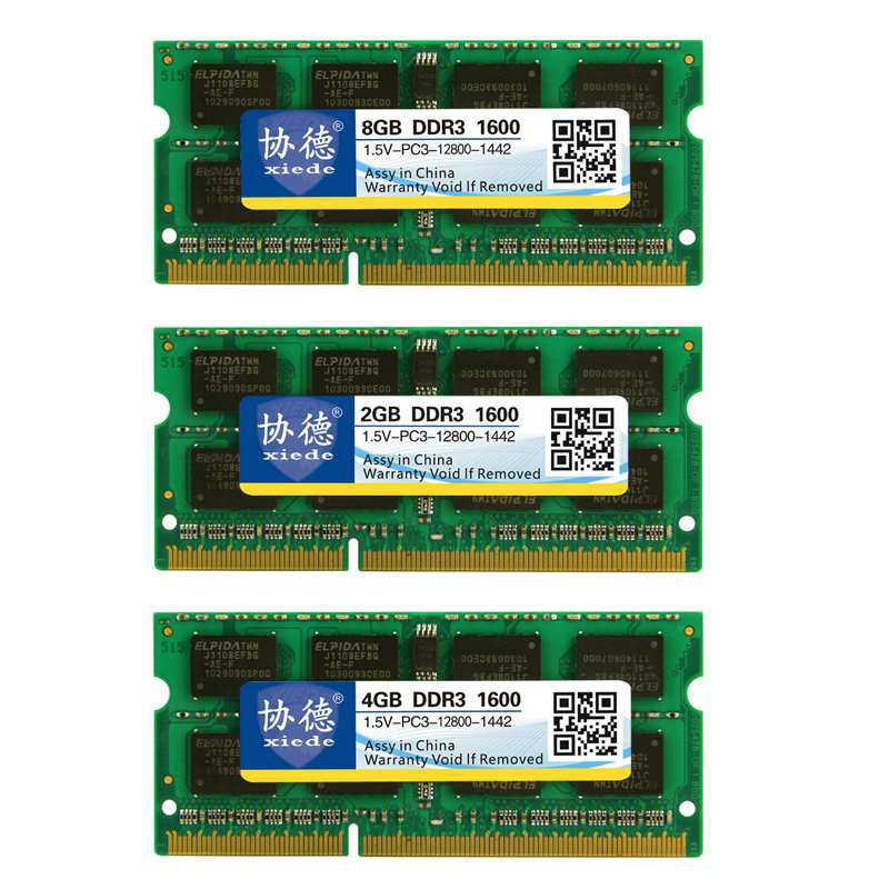 Xiede Laptop Memory Ram Module Ddr3 1600 4Gb Pc3-12800 204Pin Dimm ...