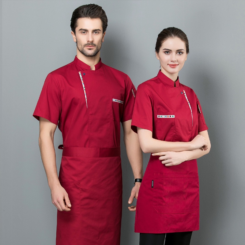 Jinrui Professional Customized Clothing Chef Clothes Short-Sleeved ...