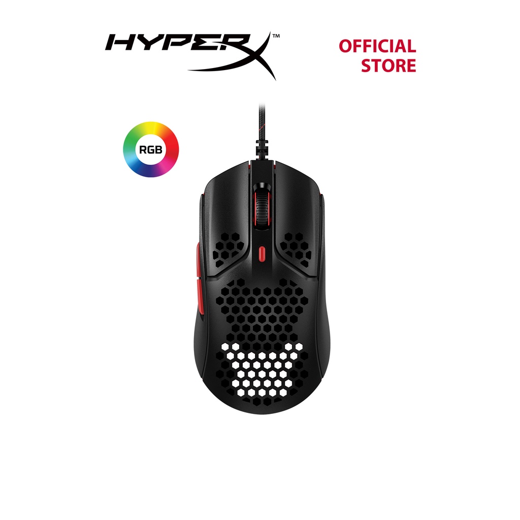 HyperX Pulsefire Haste Lightweight Gaming Mouse 16000 DPI(BlackRed ...