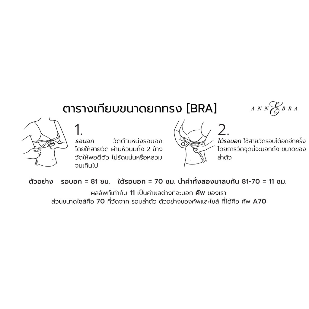 Annebra Bra เสื้อชั้นใน Pushup bra บราเสริมทรง รหัสสินค้า AB1-532 ...