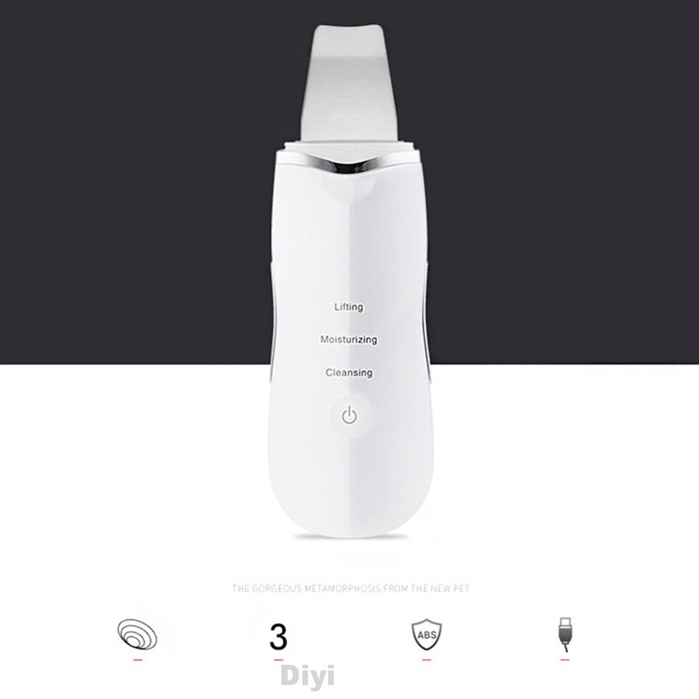 Facial Scrubber Ultrasonic USB Blackhead Removal Cleansing Instrument ...