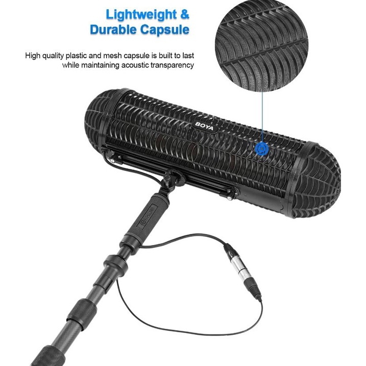 BOYA BY-WS1000 Microphone Blimp Windshield For Shotgun Microphones ของ ...