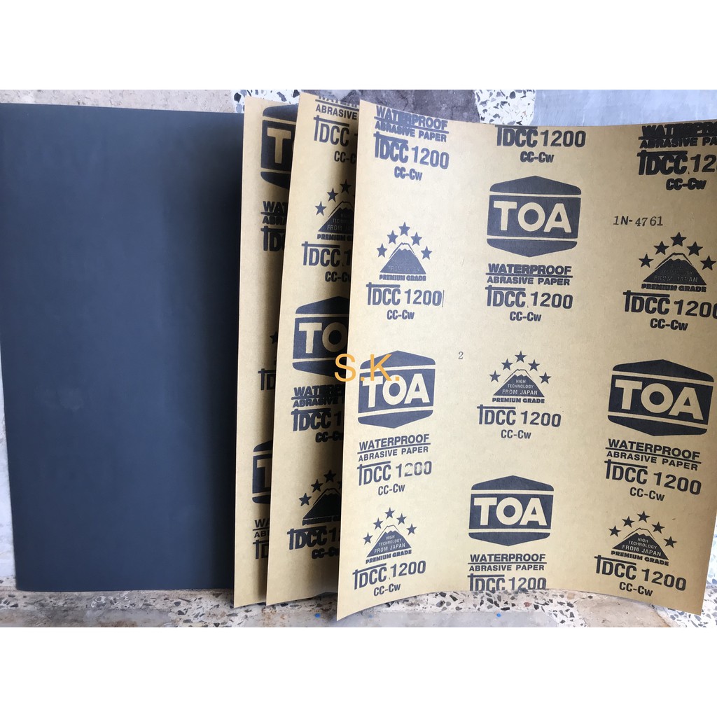 กระดาษทรายน้ำ TOA #1200 (แยกเป็นแผ่น) | Shopee Thailand