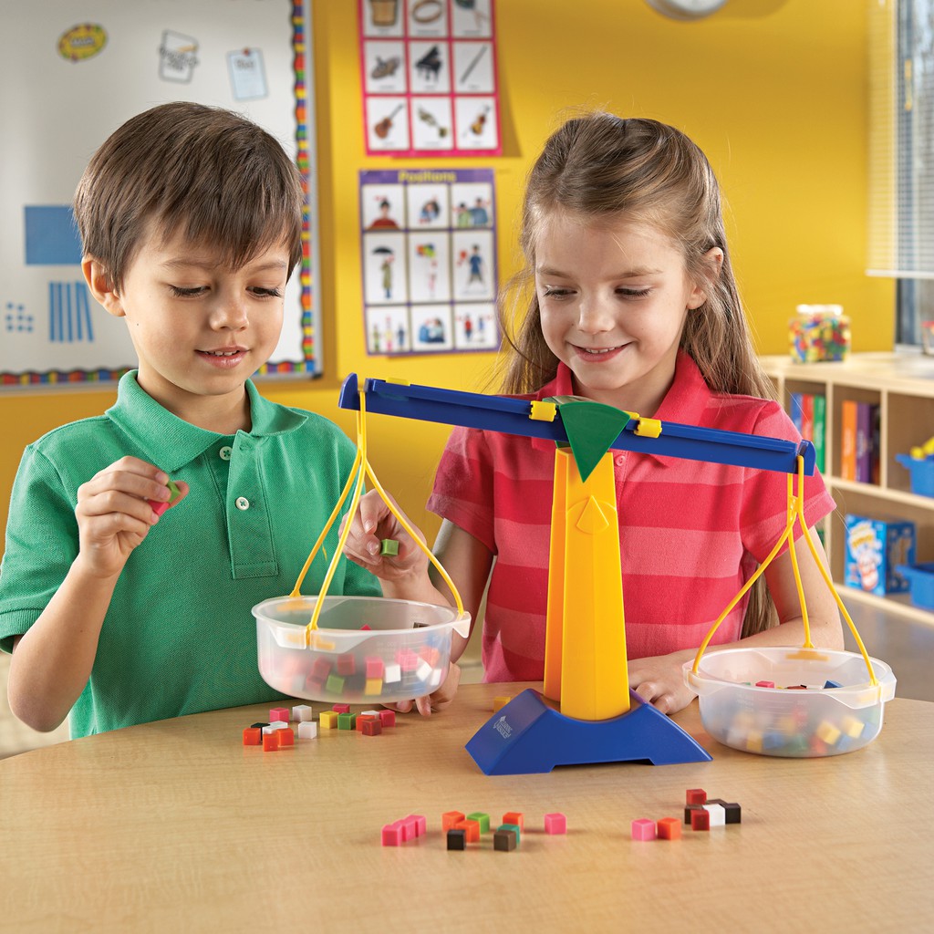 L4K Learning Resources Pan Balance Jr. ของเล่น ตาชั่งสองแขน ฝึกคำนวณ ...