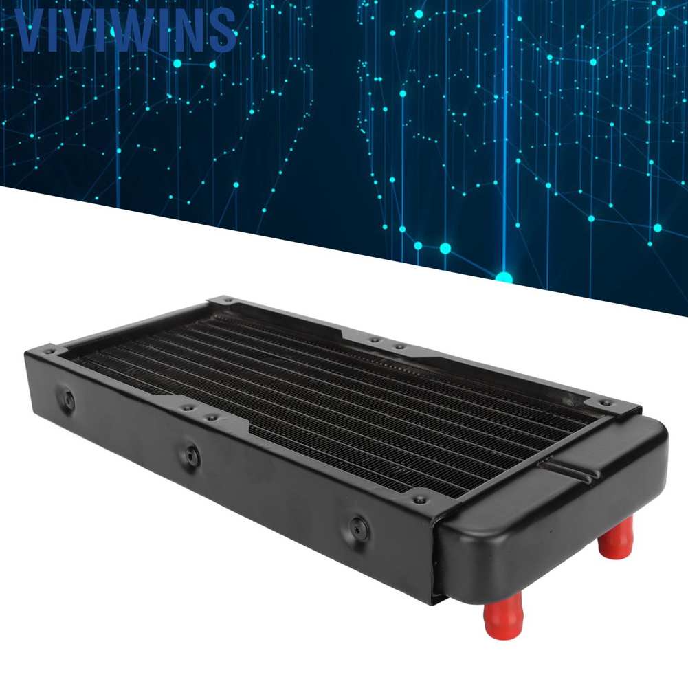Viviwins CPU 10 Pipes Water Cooling Aluminum Heat Exchanger - viviwins ...