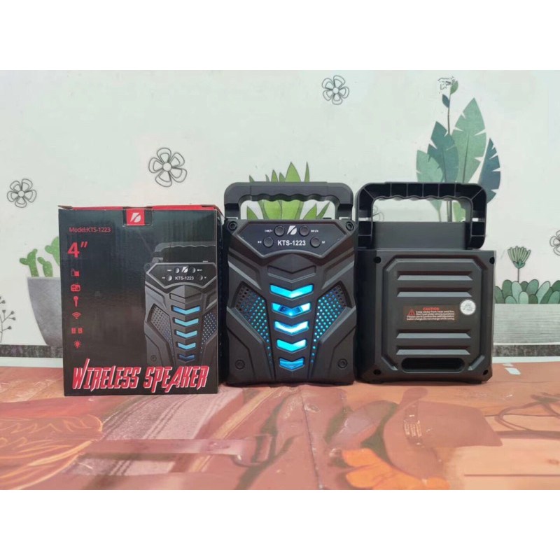 ลำโพงบลูทูธ ลำโพง ลำโพงBluetooth KTS-1223 wireless speaker 3 นิวเครื่อง ...