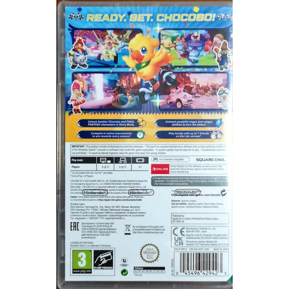 Nintendo Switch CHOCOBO GP (ENG) - plawarn_officialshop - ThaiPick
