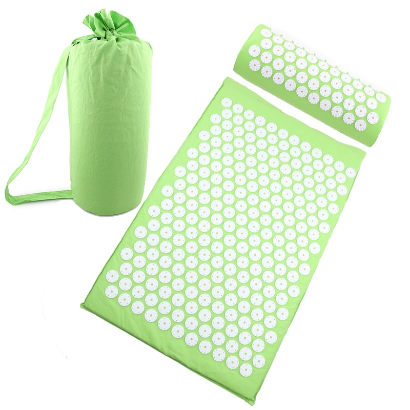 CODAcupressure Mat Head Neck Back Foot Massage Cushion Pillow Yoga ...