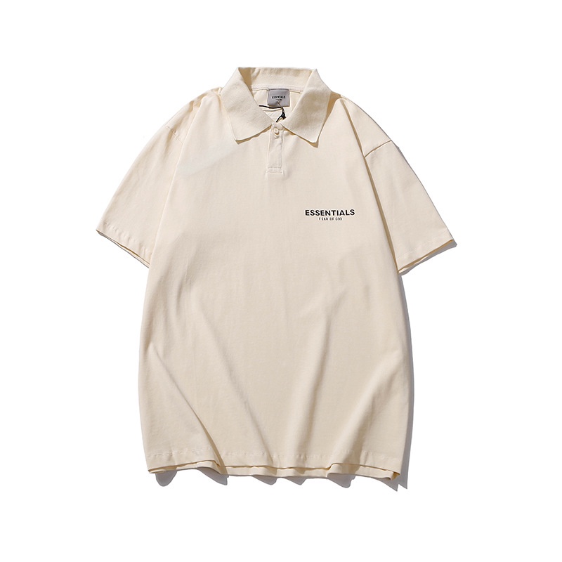 Essentials letter reflective T-shirt POLO lining short-sleeved FOG men ...