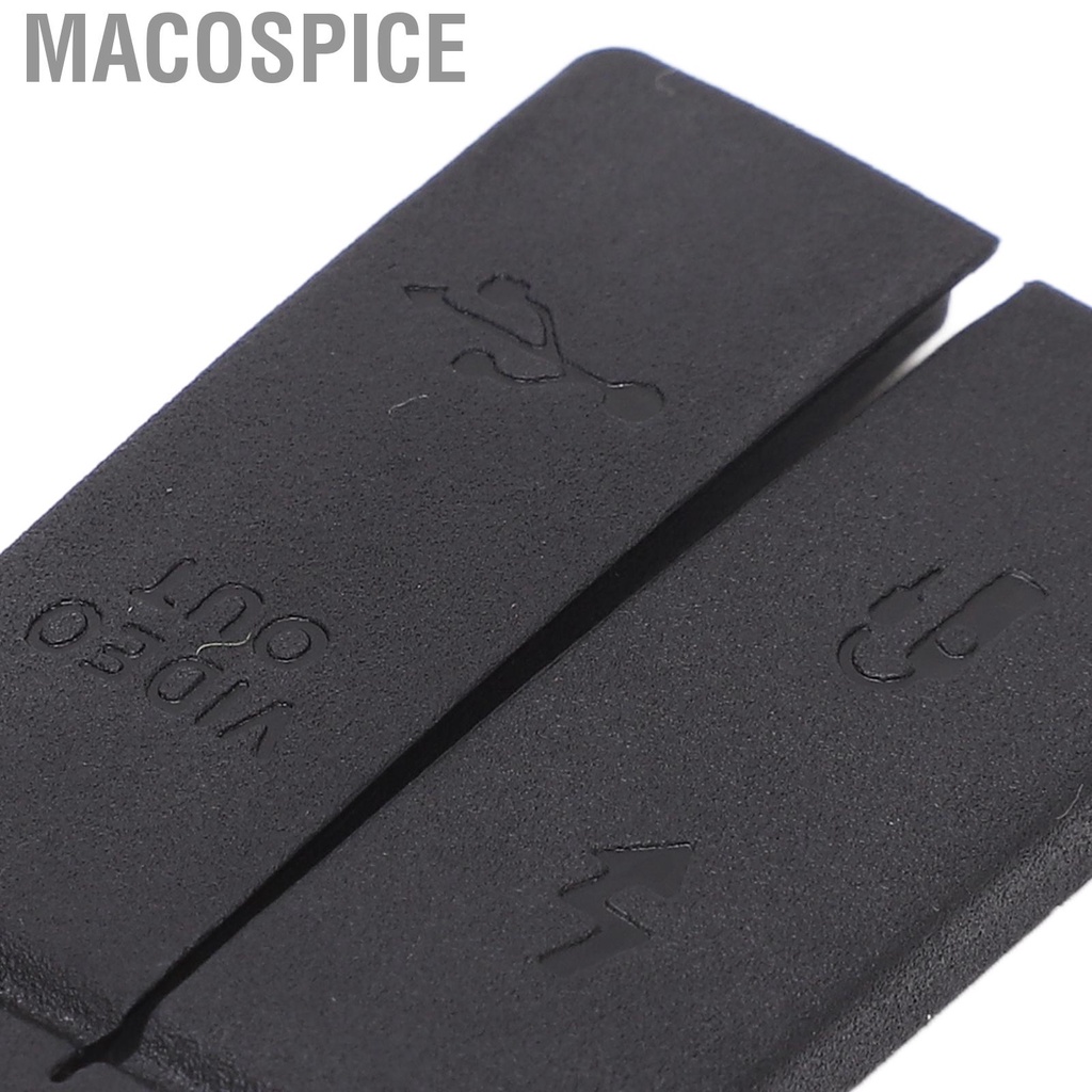 Macospice Camera Interface Cover Rubber Waterproof USB Port Video Out ...