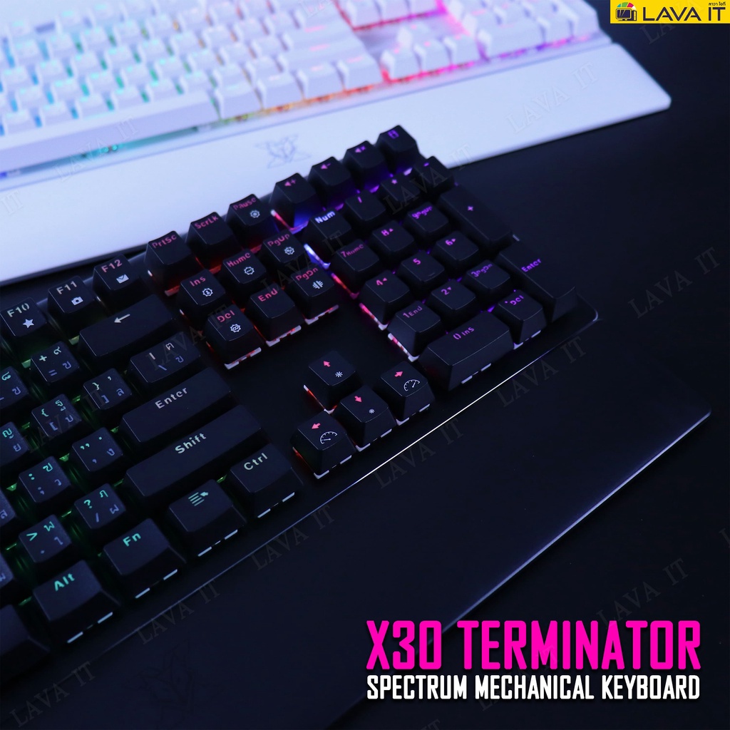 ☂Nubwo X30 TERMINATOR RGB Gaming Keyboard คีย์บอร์ดเกมมิ่ง ปรับแต่งแสง ...
