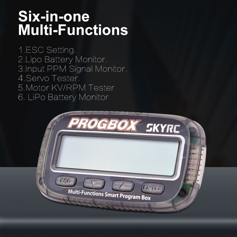 SKYRC PROGBOX Six-in-one Smart Program Box for RC Model ESC Setting ...