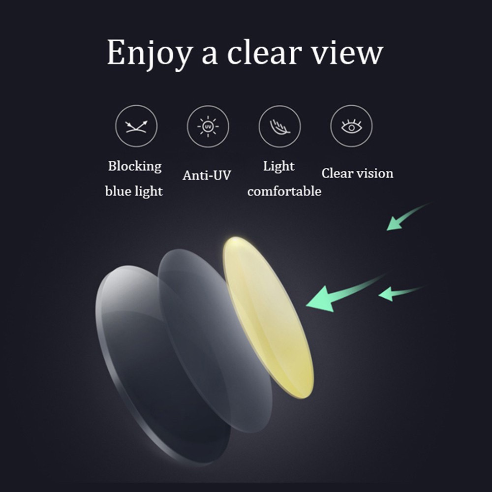 Xiaomi Mi Computer Glasses Anti Blue Ray Light TR90 Frame แว่นกรองแสง ...
