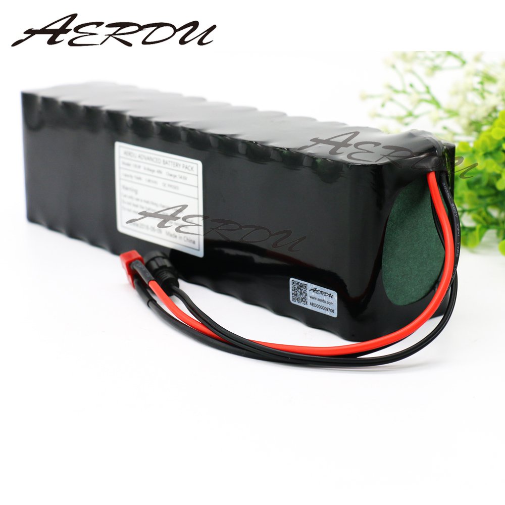 แบตเตอรี่จักรยานไฟฟ้า AERDU 13S4P 48V 12.8Ah 1000watt Lithium ion ...